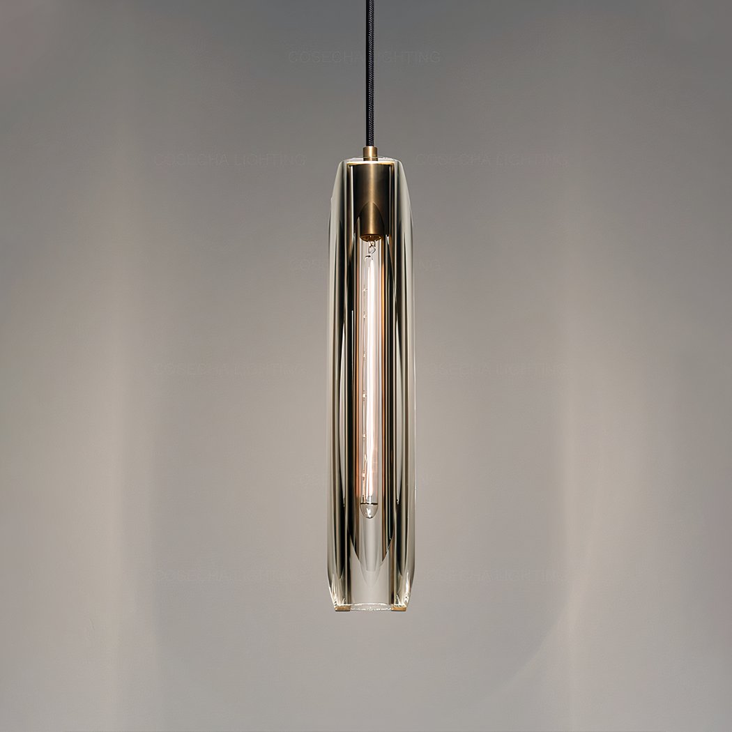 Suspension minimaliste design tube • Luminaires Tendance