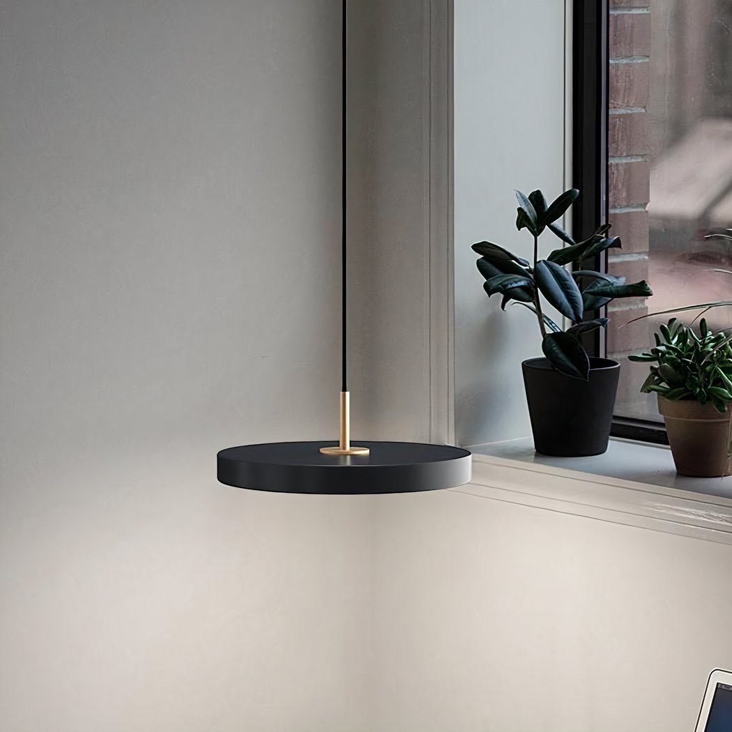 Suspension plate LED au design nordique moderne et minimaliste ...