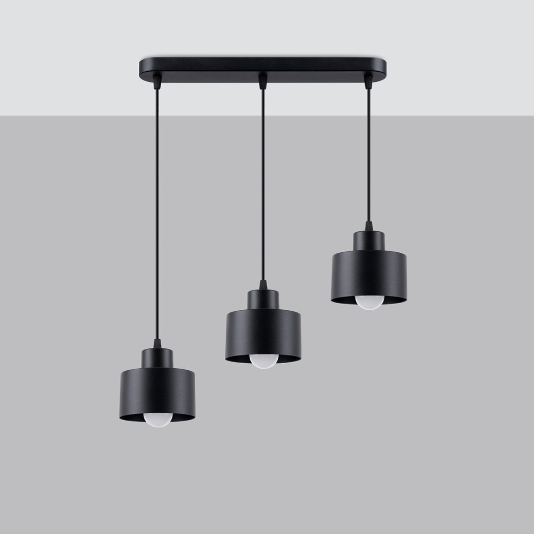 Lustre suspension moderne au design linéaire • Luminaires Tendance